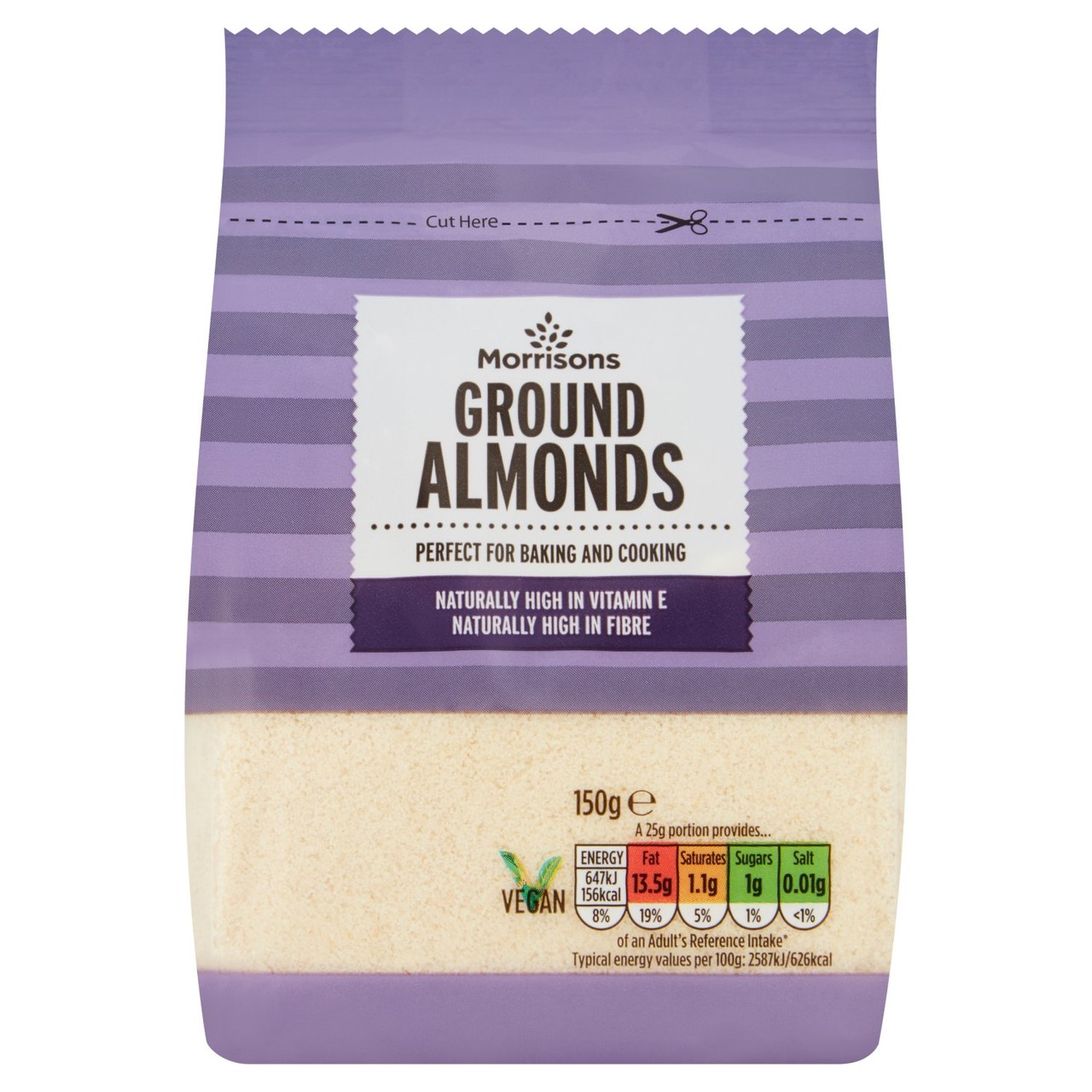 Morrisons Ground Almonds 150g - Morrisons Online Groceries & Offers