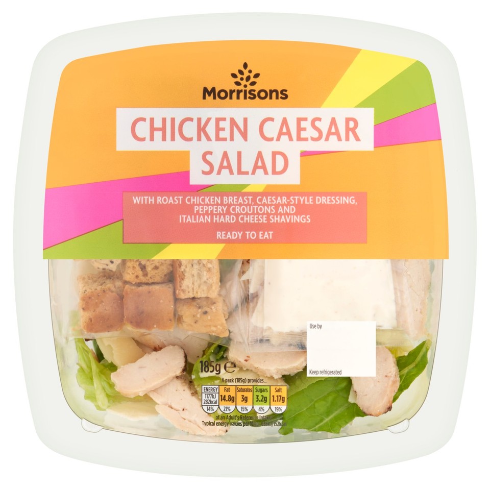 Morrisons Chicken Caesar Salad 185g - Morrisons Online Groceries & Offers