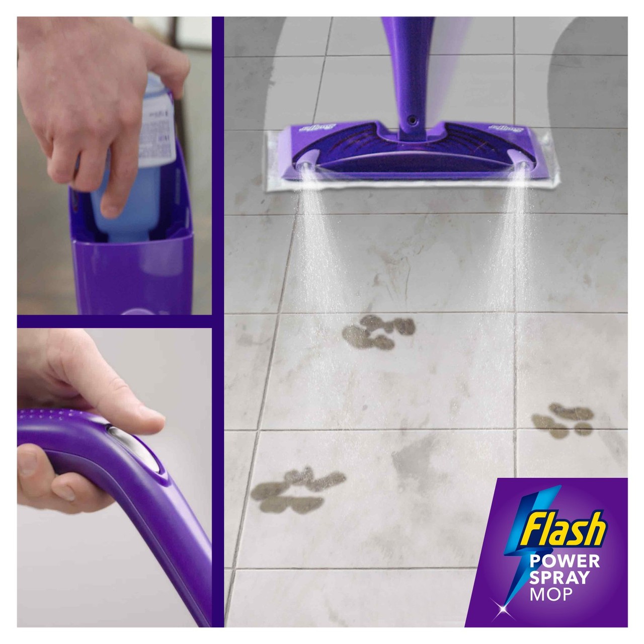 Flash Power Mop Liquid Refill Sea Minerals - Morrisons Online Groceries ...