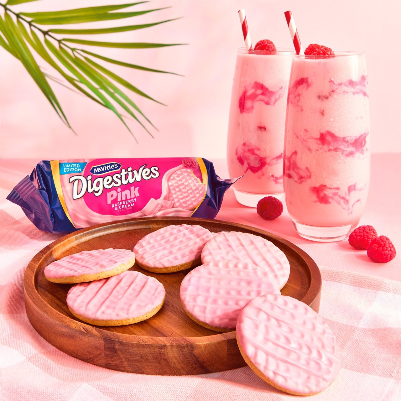 McVitie's Pink Raspberry & Cream Digestives 232g - Morrisons Online ...