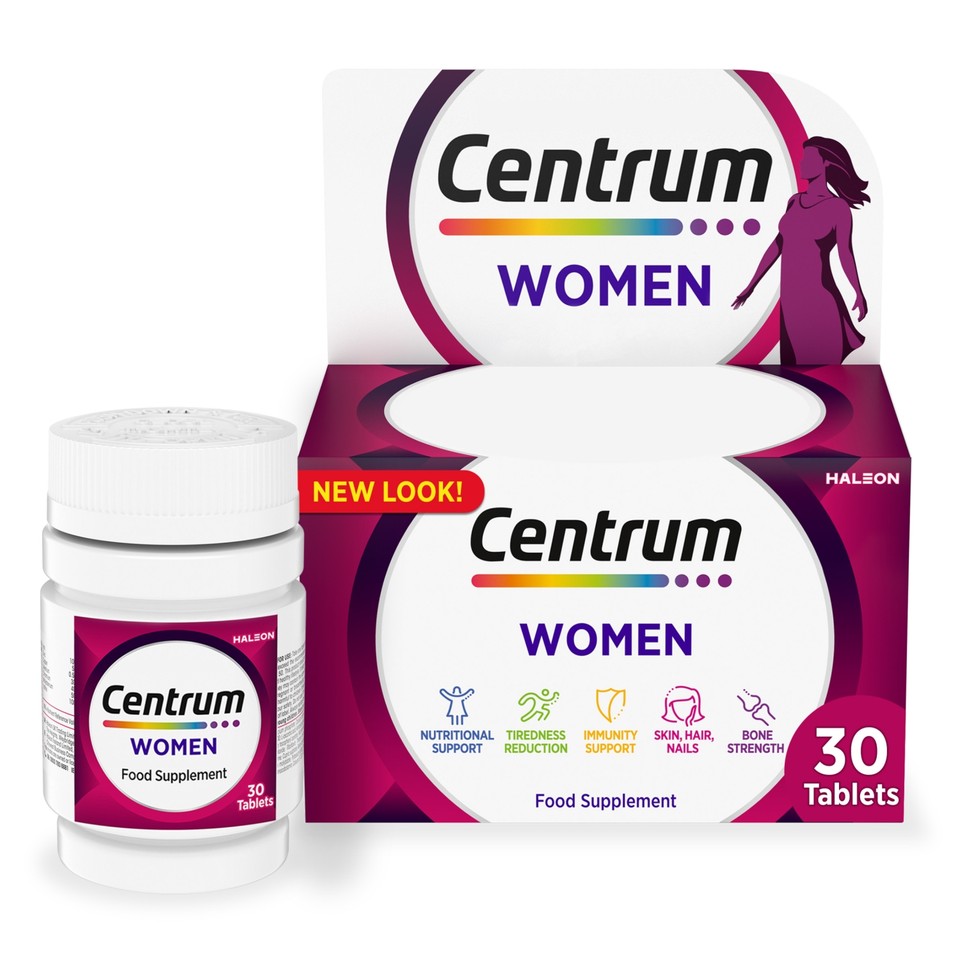 Centrum Women Multivitamins & Minerals Supplement Tablets - Morrisons ...