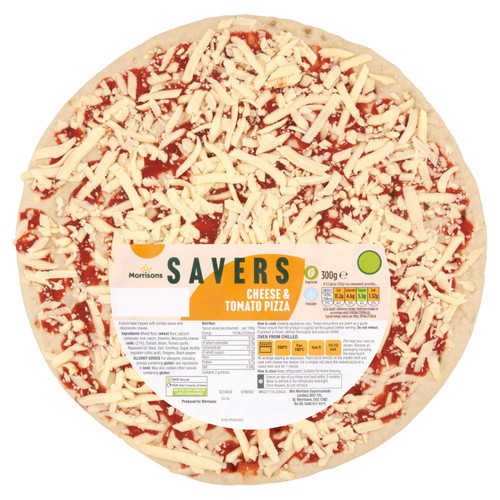 Morrisons Savers 10" Cheese & Tomato Pizza - Morrisons Online Groceries ...