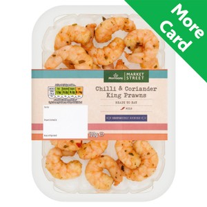 Morrisons Chilli & Coriander Marinated King Prawns - Morrisons Online ...