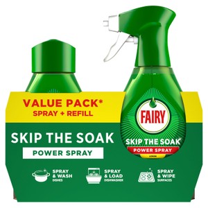 Fairy Skip The Soak Power Spray Lemon 1000ml - Morrisons Online ...