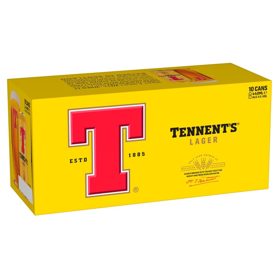 Tennents Lager - Morrisons Online Groceries & Offers