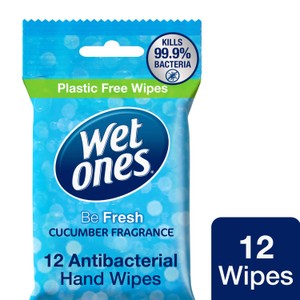 Wet Ones Be Fresh 12 Antibacterial Hand & Body Wipes - Morrisons Online ...