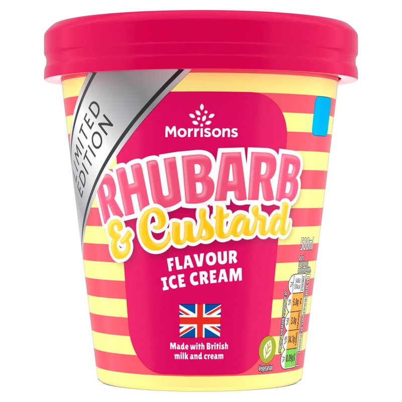 Morrisons Rhubarb And Custard Ice Cream - Morrisons Online Groceries ...