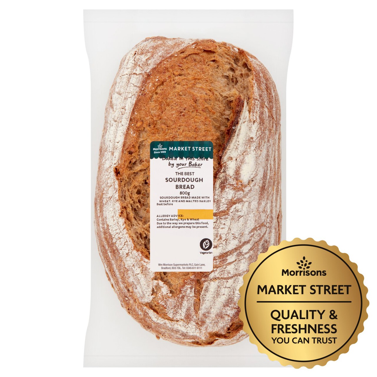Morrisons The Best Sourdough Bread - Morrisons Online Groceries & Offers