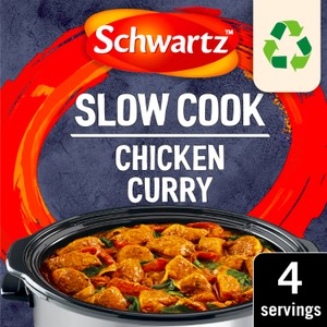 Schwartz Slow Cookers Chicken Curry Recipe Mix - Morrisons Online ...