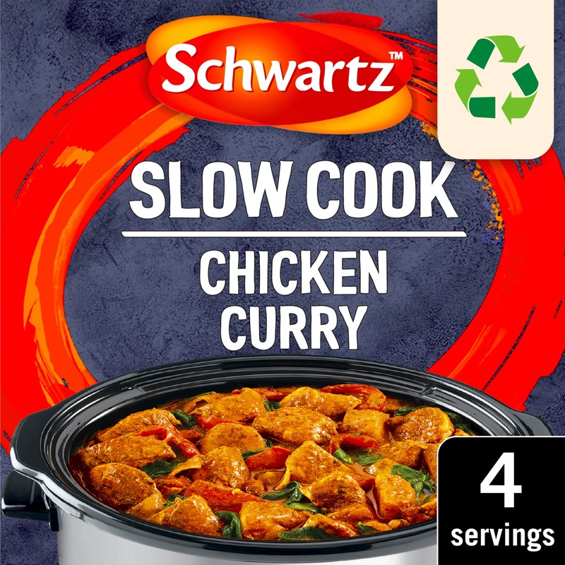 Schwartz Slow Cookers Chicken Curry Recipe Mix - Morrisons Online ...