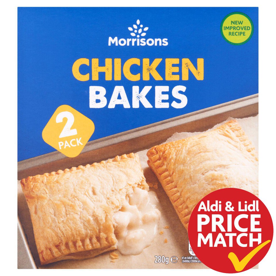 Morrisons 2 Chicken Bakes - Morrisons Online Groceries & Offers