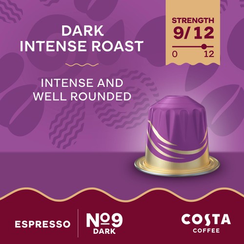 Costa Intense Dark Roast Capsules x 10 - Morrisons Online Groceries ...