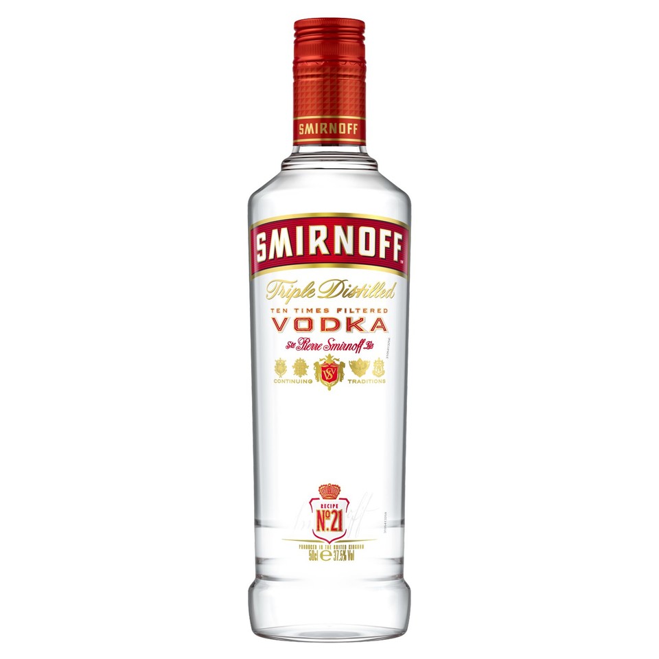 Smirnoff Red Vodka 50CL - Morrisons Online Groceries & Offers