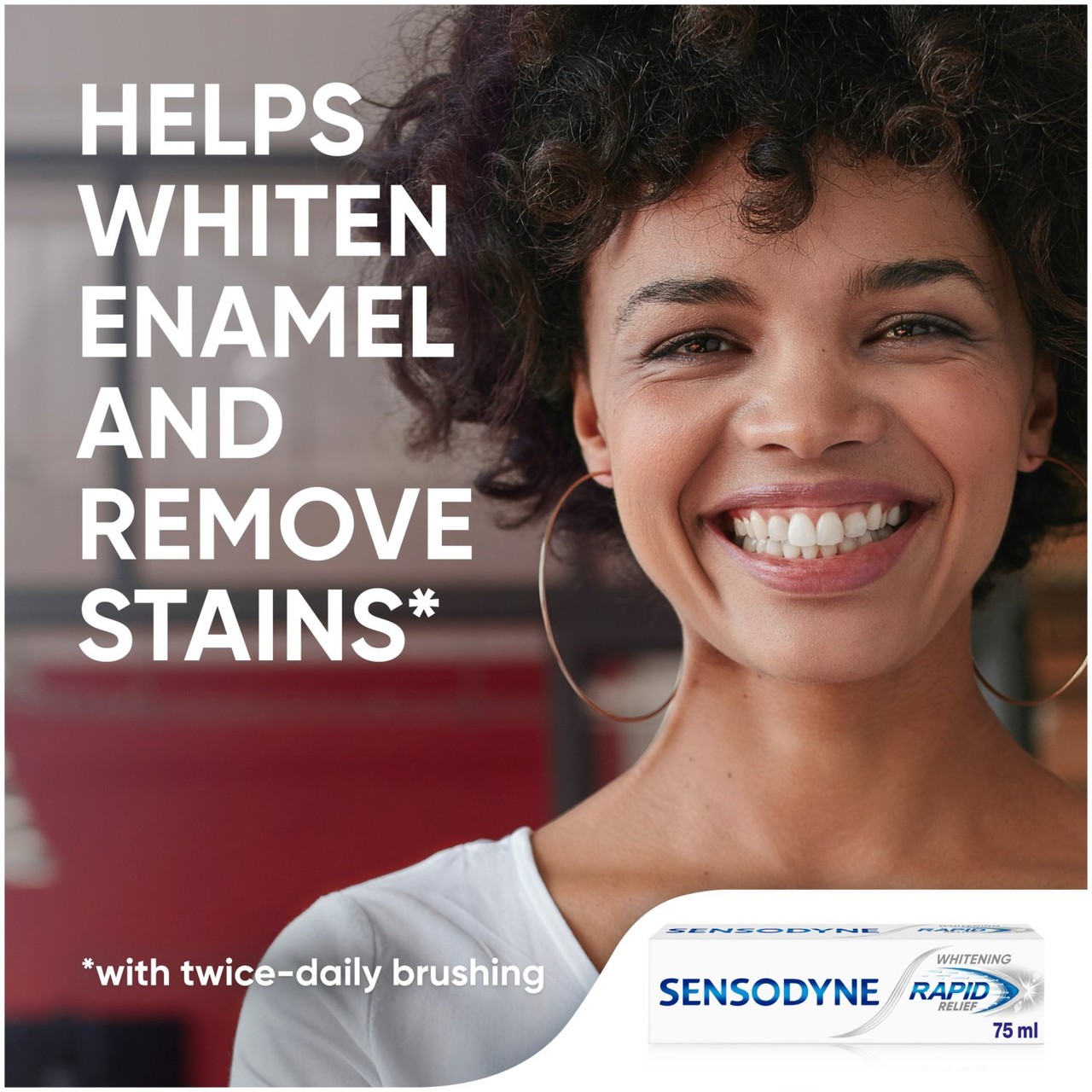 Sensodyne Rapid Relief Whitening Sensitive Teeth Toothpaste - Morrisons ...