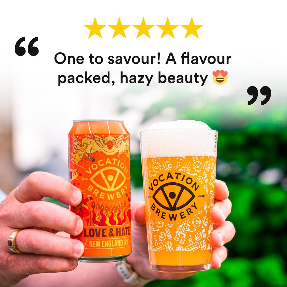 Vocation Love & Hate New England IPA 440ml - Morrisons Online Groceries ...