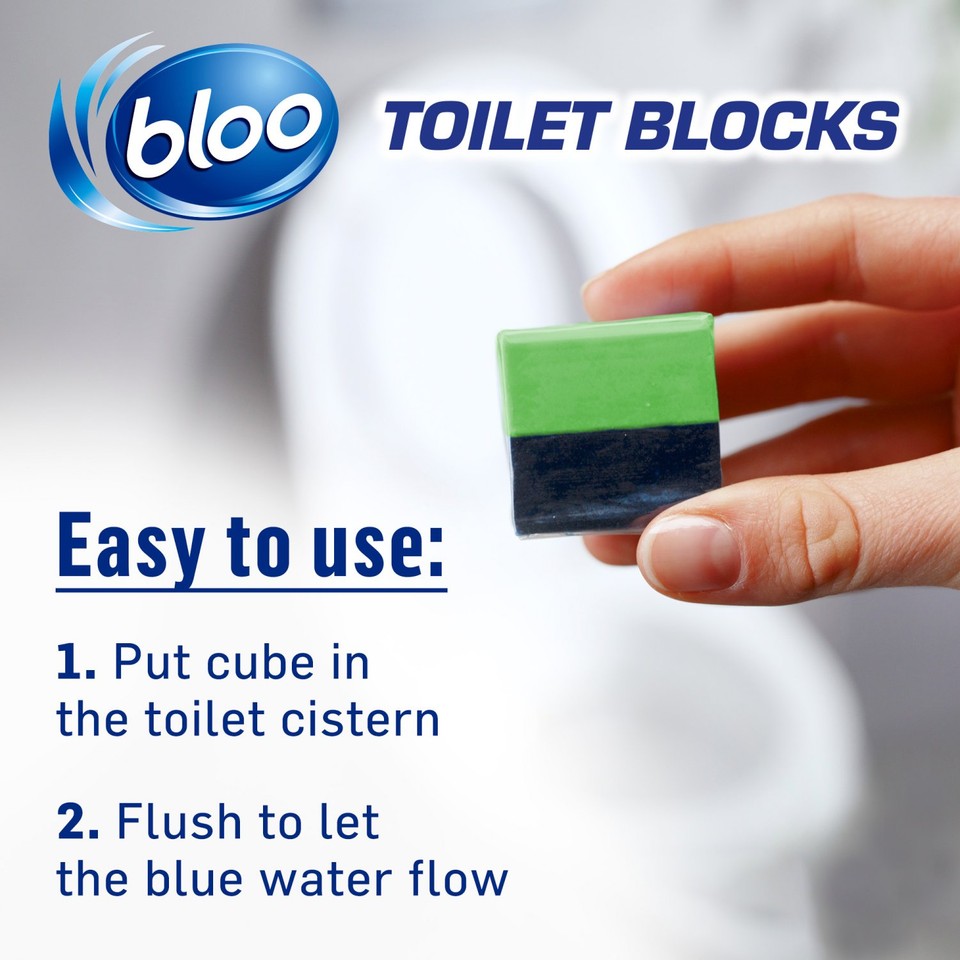 Bloo Incistern Cube Toilet Block Limescale Prevention - Morrisons ...