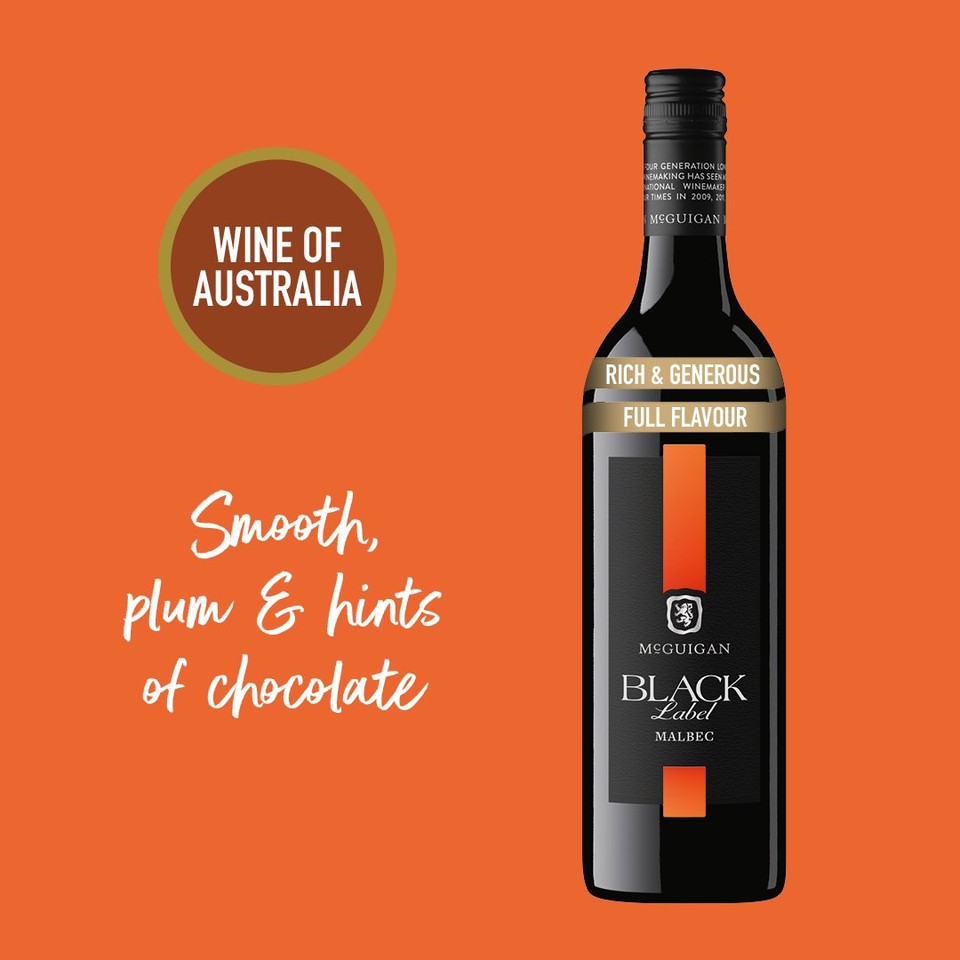 McGuigan Black Label Malbec - Morrisons Online Groceries & Offers