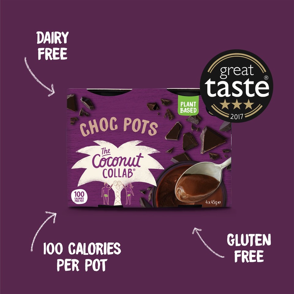 The Coconut Collab Choc Pots - Morrisons Online Groceries & Offers