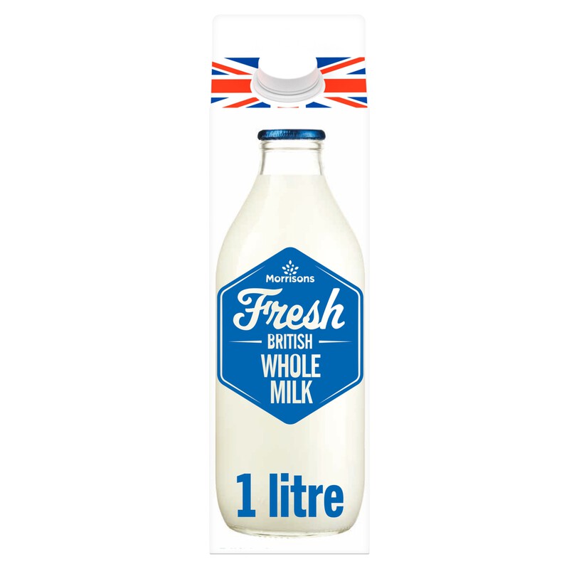 Morrisons Fresh Whole Milk - Morrisons Online Groceries & Offers