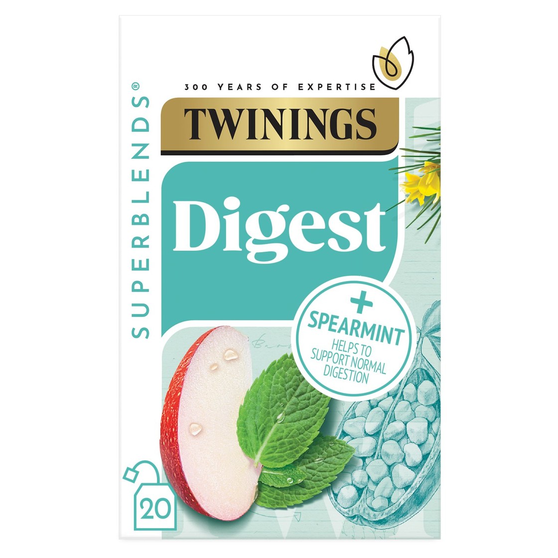 Twinings Superblends Digest 20 Tea Bags - Morrisons Online Groceries ...