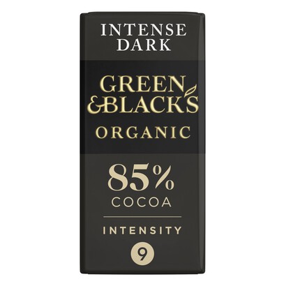 Green & Black's Organic 85% Dark Chocolate Bar 90g - Morrisons Online ...