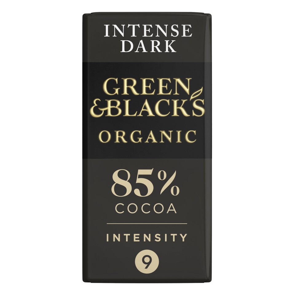 Green & Black's Organic 85% Dark Chocolate Bar 90g - Morrisons Online ...