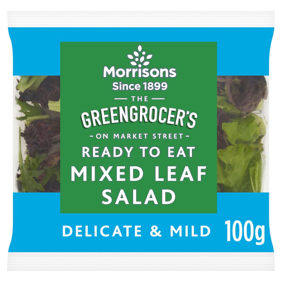 Morrisons Mixed Leaf Salad 100g - Morrisons Online Groceries & Offers