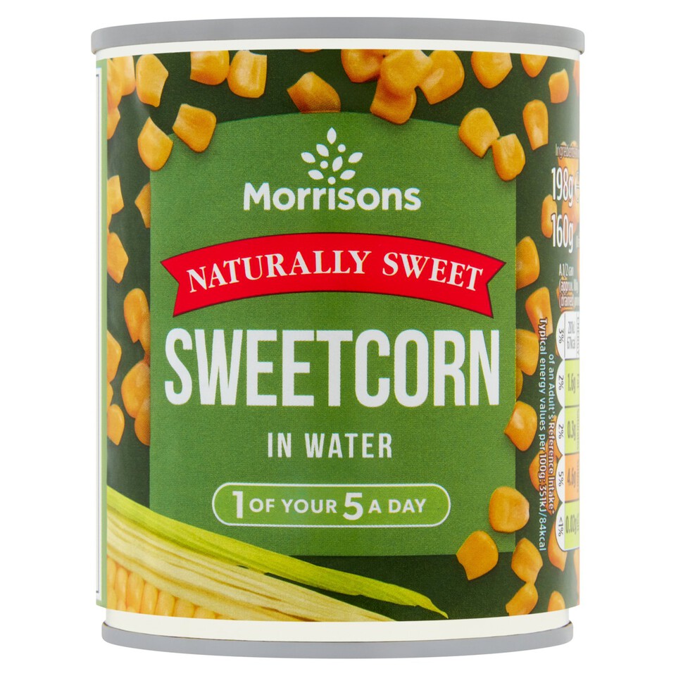 Morrisons Sweet Corn In Water (198g) - Morrisons Online Groceries & Offers