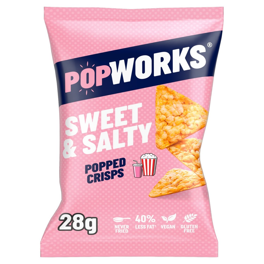 Popworks Sweet & Salty Popped Crisps - Morrisons Online Groceries & Offers