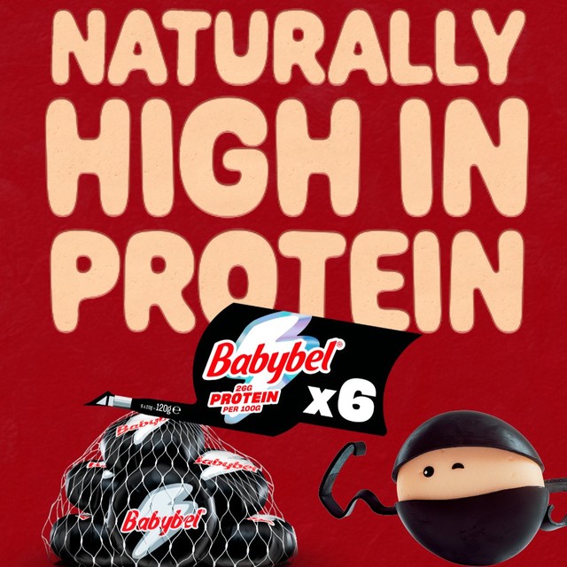 Mini Babybel Protein Cheese Snacks 6 x20g - Morrisons Online Groceries ...