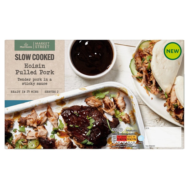 Morrisons Market Street Slow Cooked Hoisin Pulled Pork 400g - Morrisons ...