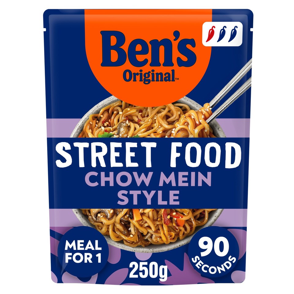 Ben's Original Street Food Chinese Chow Mein Noodles 250g - Morrisons ...