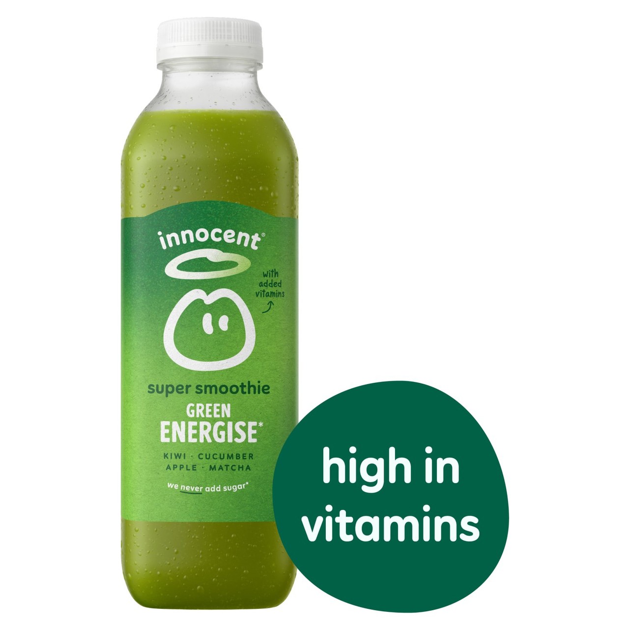 Innocent Green Energise, Kiwi & Cucumber Super Smoothie 750ml ...