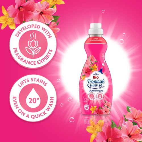 Morrisons Tropical Lychee & Passion Super Concentrated Liquid 30 Washes ...
