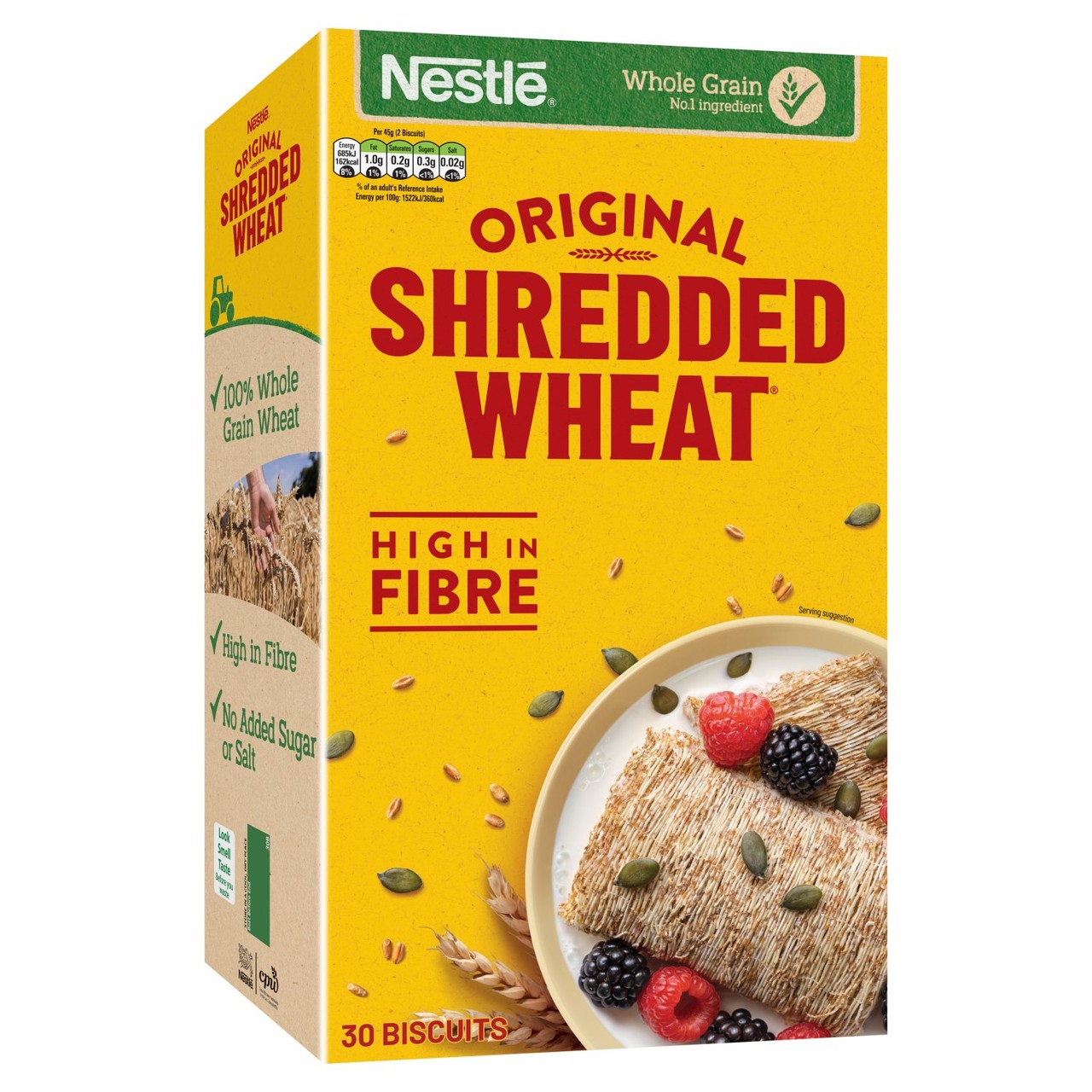 Nestle Shredded Wheat Original Cereal 30 Biscuits 675g - Morrisons ...
