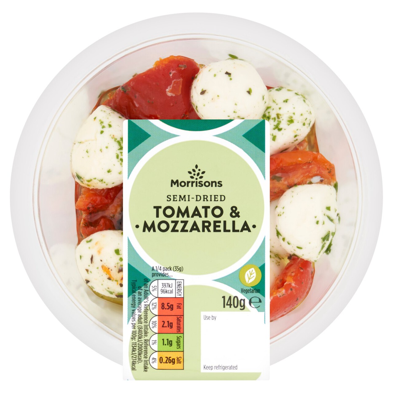 Morrisons Semi Dried Tomato & Mozzarella - Morrisons Online Groceries ...