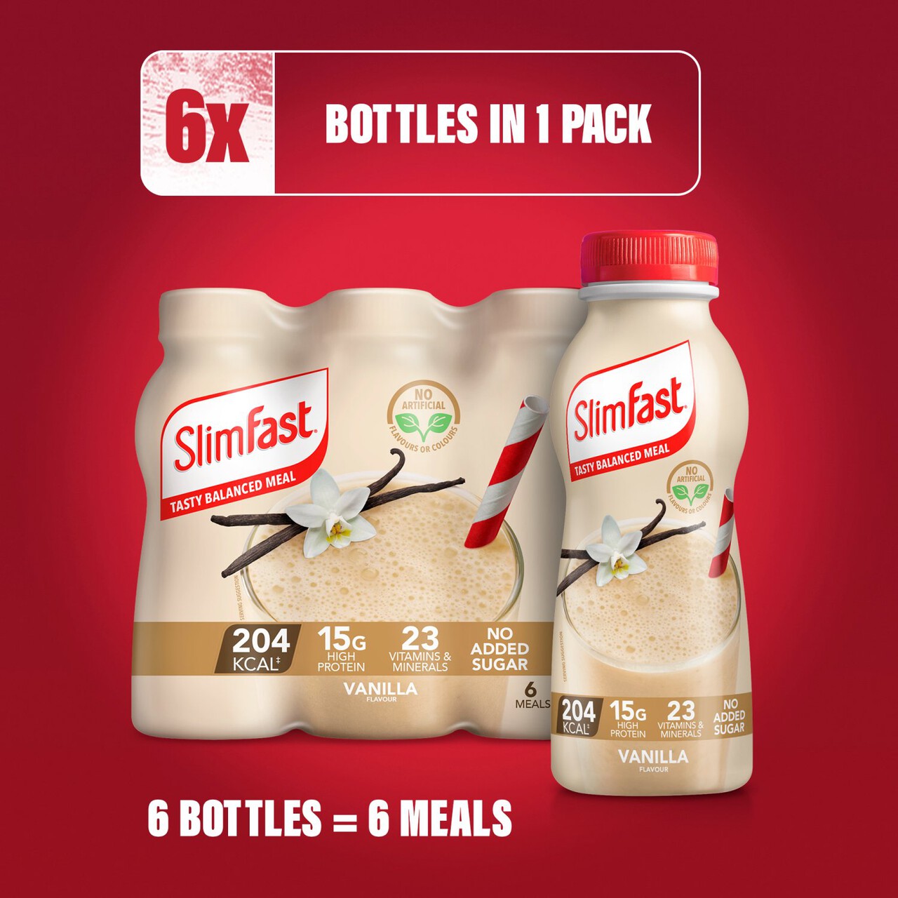 Slimfast Milkshake Vanilla - Morrisons Online Groceries & Offers