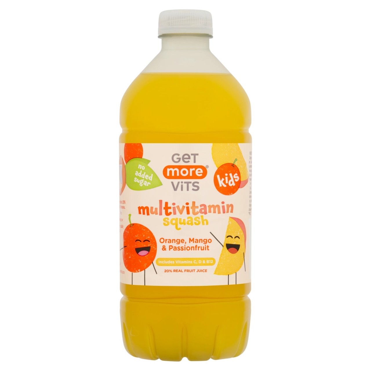 Get More Vits Multivitamin Squash Orange, Mango & Passionfruit 750ml ...
