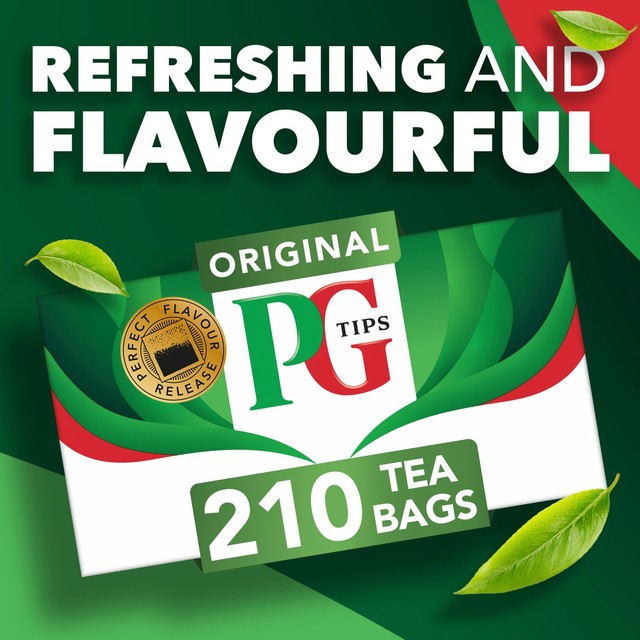 Pg Tips Original 210 Tea Bags - Morrisons Online Groceries & Offers