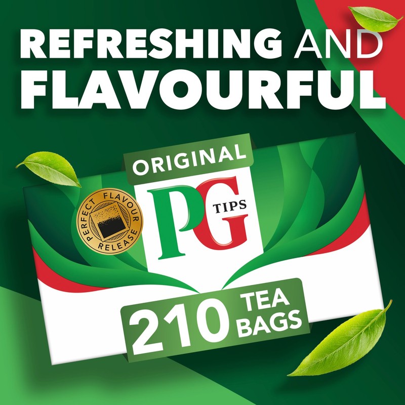 Pg Tips Original 210 Tea Bags - Morrisons Online Groceries & Offers