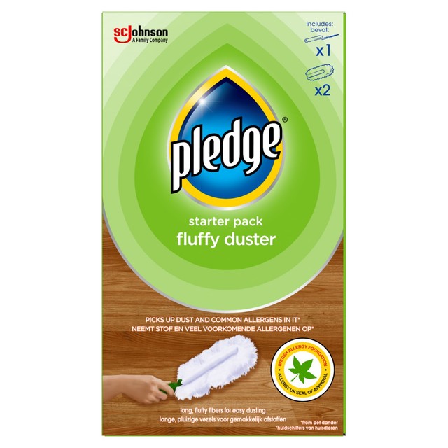 Pledge Dust It Fluffy Duster Starter Pack - Morrisons Online Groceries ...