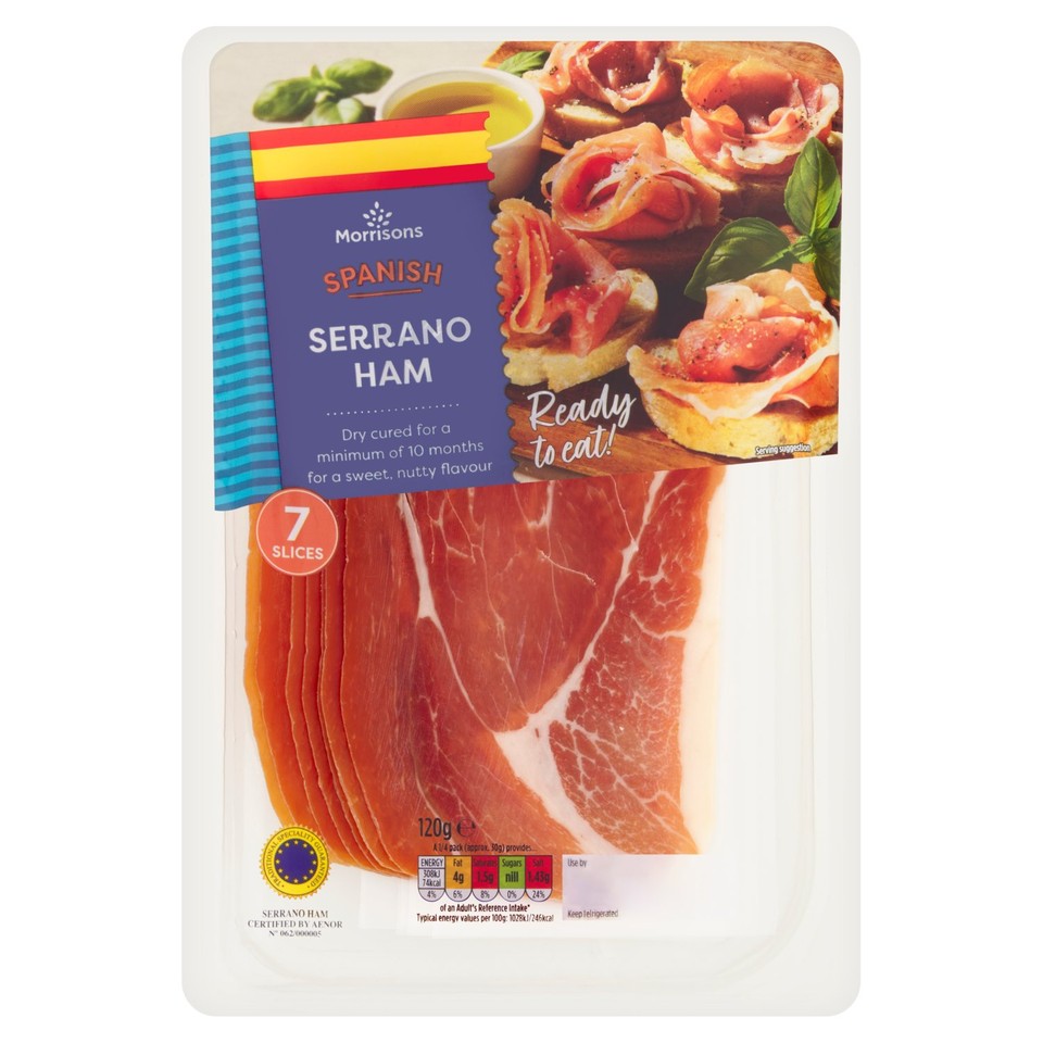 Morrisons Serrano Ham - Morrisons Online Groceries & Offers