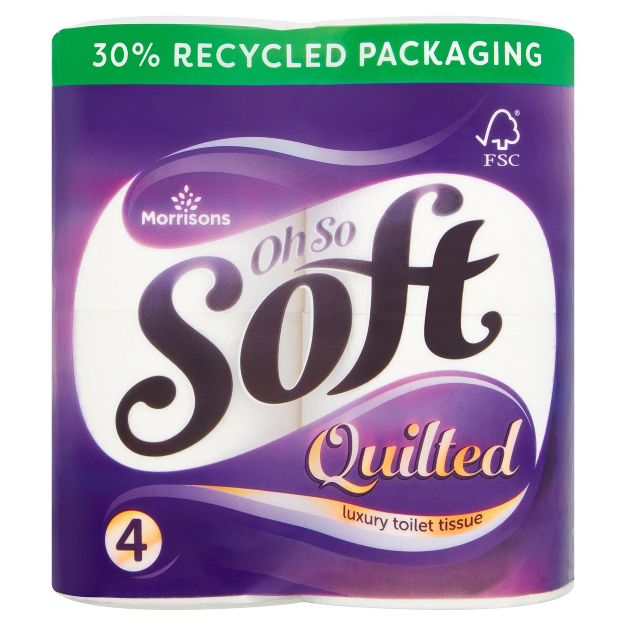 Morrisons Quilted Comfort Toilet Tissue 4 Rolls - Morrisons Online ...