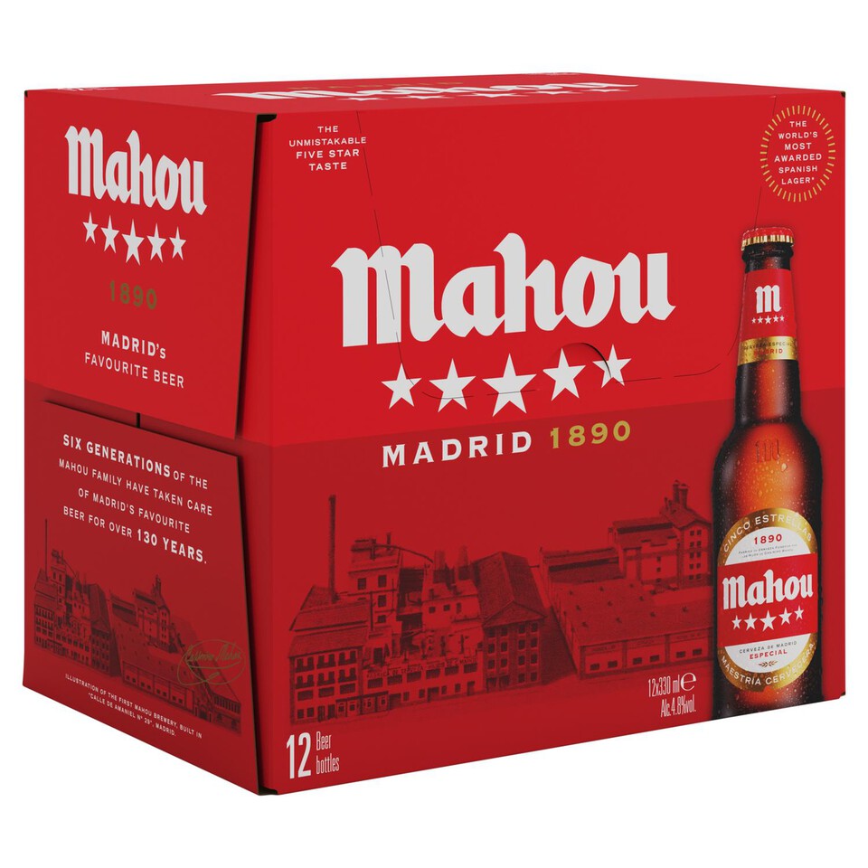 Mahou Beer Bottles - Morrisons Online Groceries & Offers