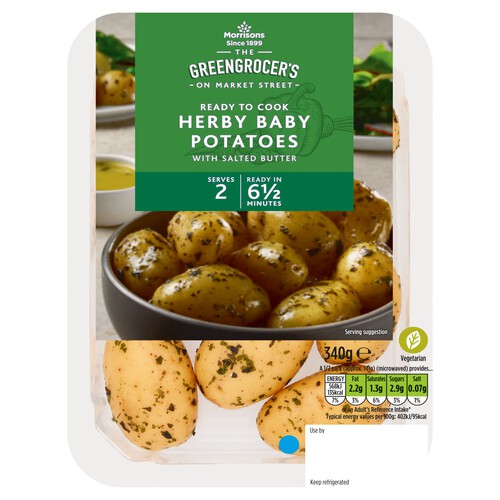 Morrisons Herby Baby Potatoes - Morrisons Online Groceries & Offers