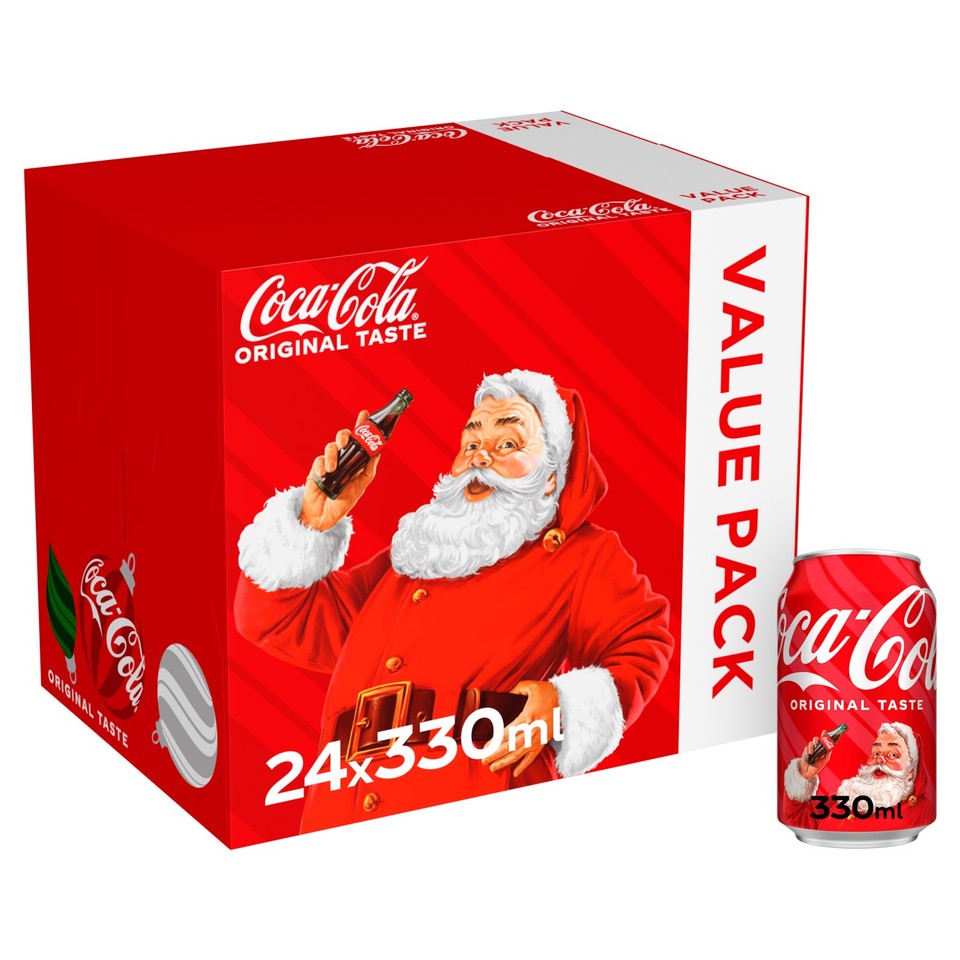 Coca-Cola Original Taste 24 x 330ml - Morrisons Online Groceries & Offers