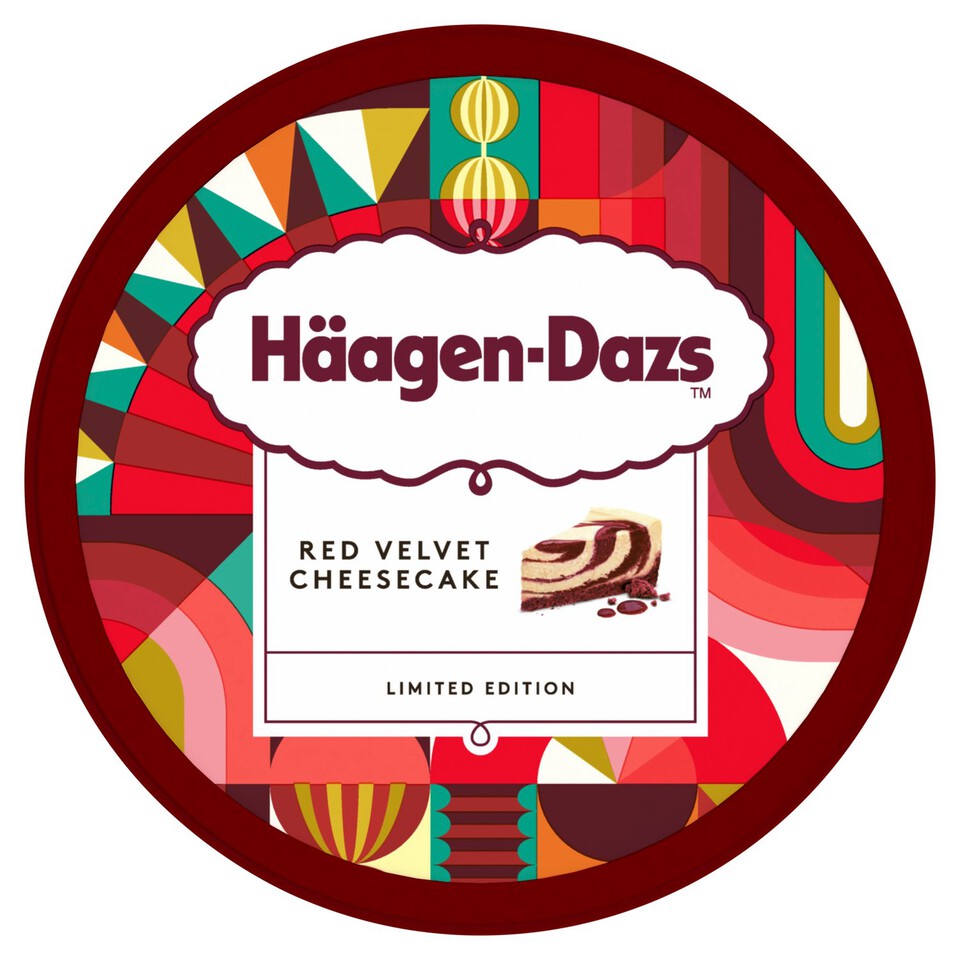 Haagen Dazs Red Velvet Cheesecake Ice Cream - Morrisons Online ...