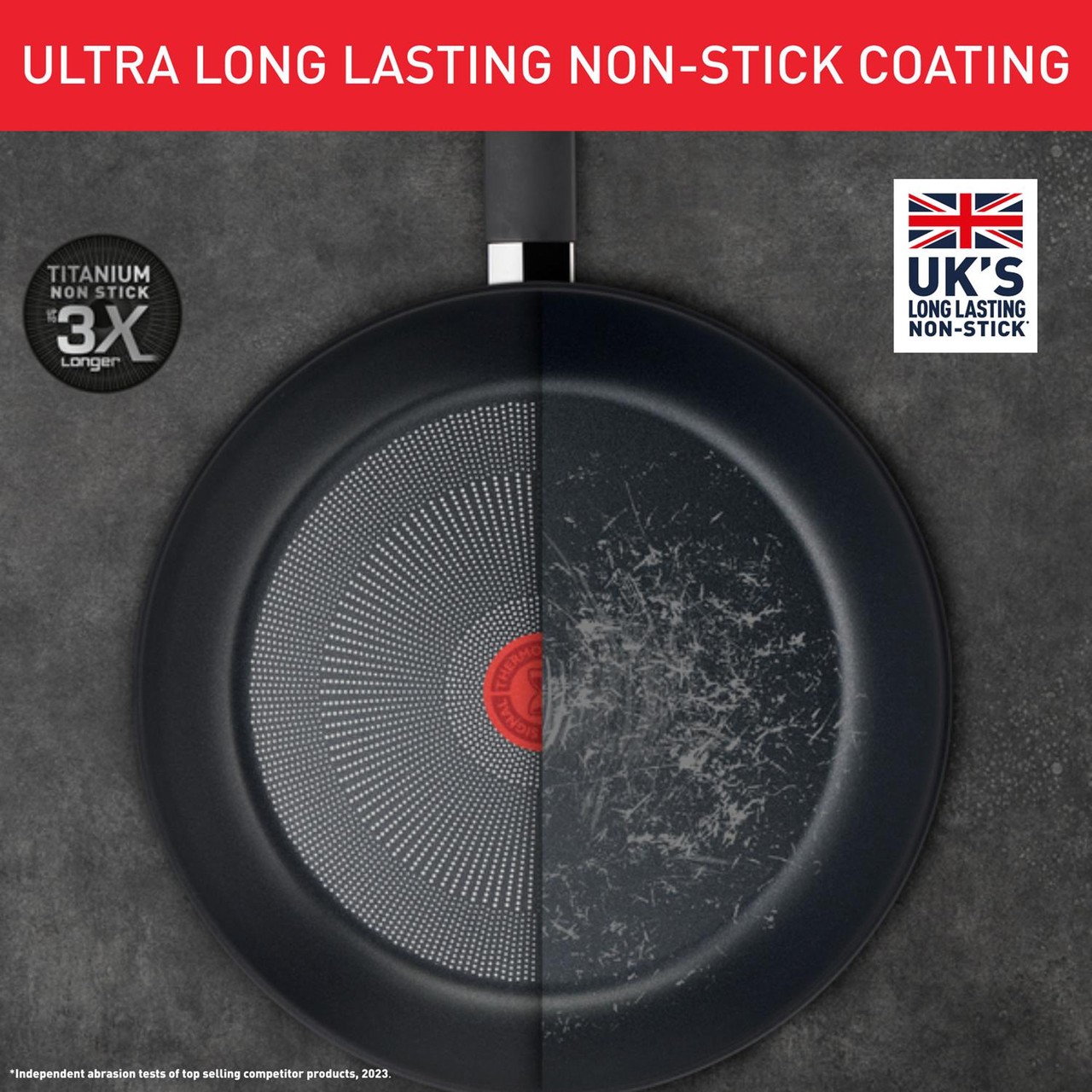 Tefal Titanium Excellence Frying Pan - Morrisons Online Groceries & Offers