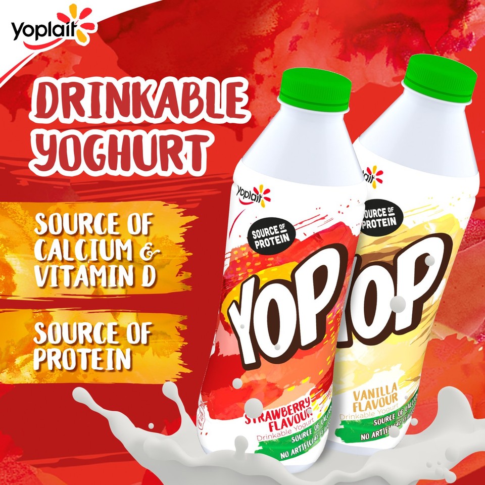 Yop Raspberry Flavour Yogurt Drink - Morrisons Online Groceries & Offers