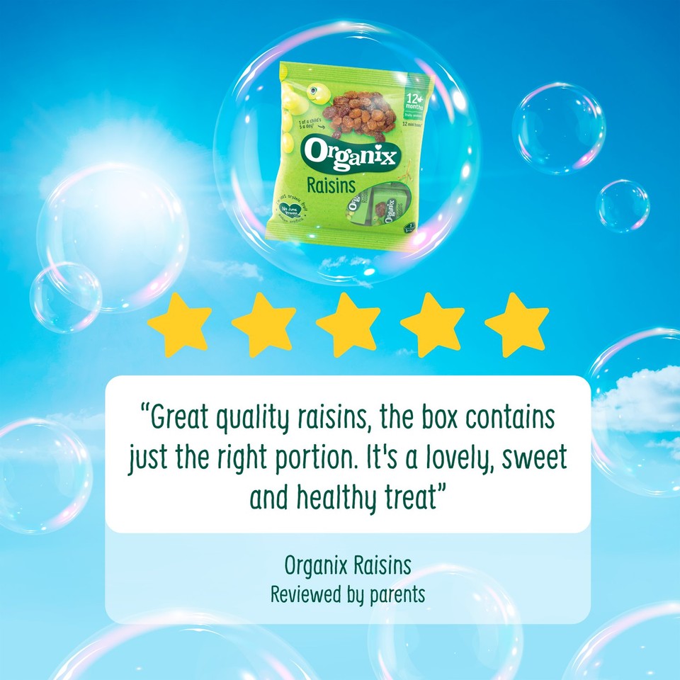 Organix Raisins - Morrisons Online Groceries & Offers